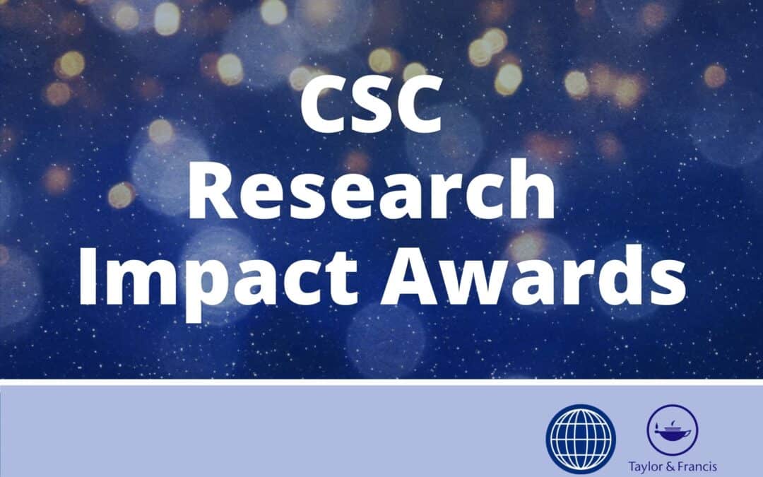 Applications are now open for the 2022 CSC Research Impact Awards ...