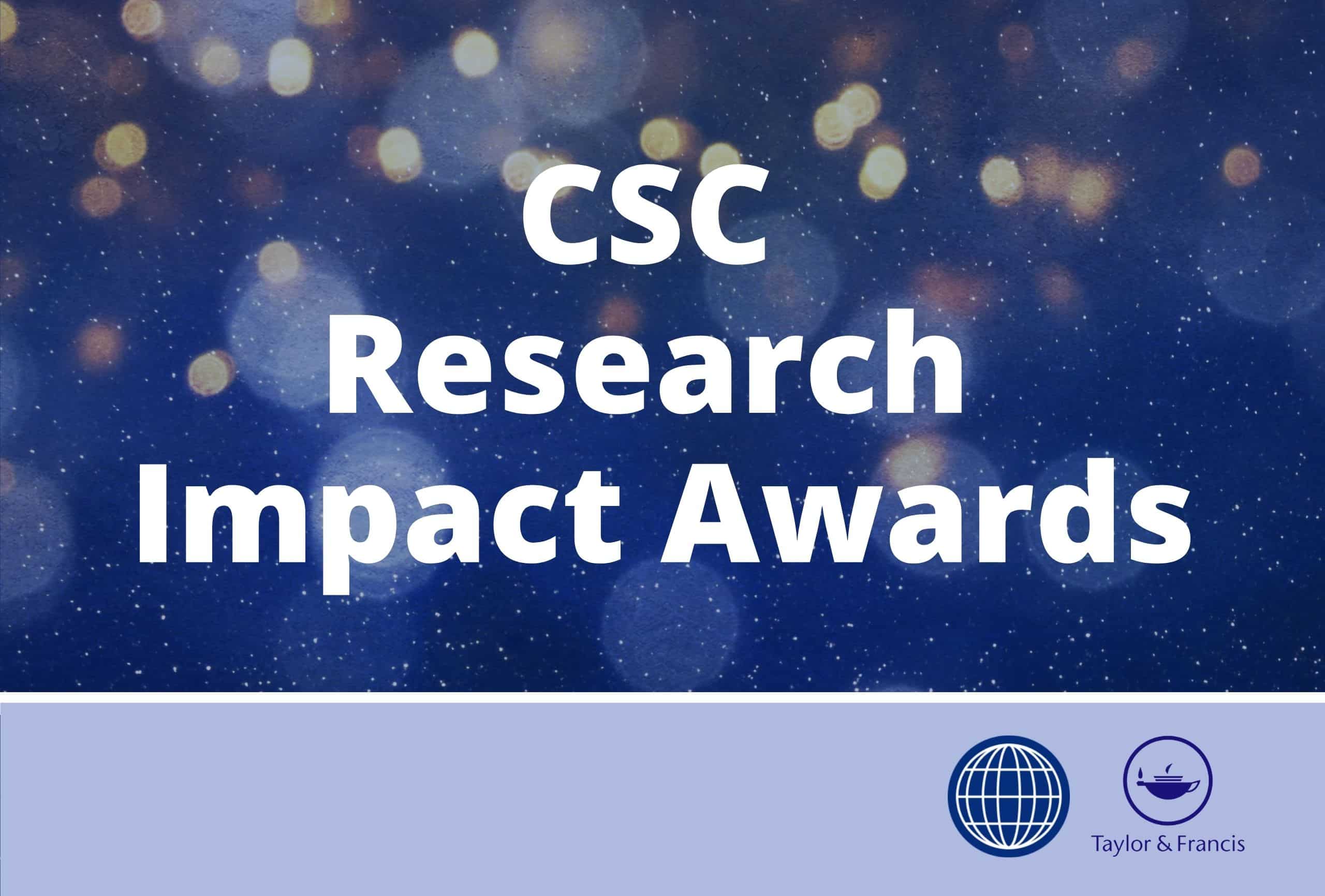Applications are now open for the 2022 CSC Research Impact Awards ...